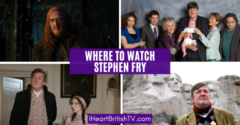 Stephen Fry Movies & TV Shows + Where to Watch Them - BritishTV.com